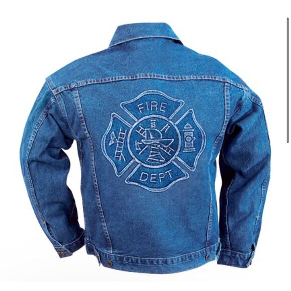 Tyca | Jackets & Coats | Vintage Tyca Embroidered Firefighter Fire ...